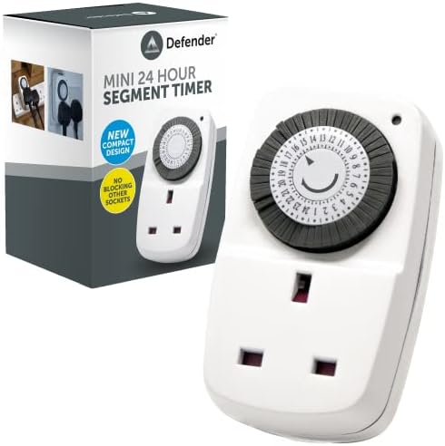 Defender Mini 24 Hour Segment Timer Switch - Energy Saver Timer ...