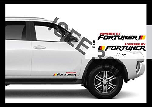 ISEE 360® Fortuner Car Stickers for Door Sides Front Bumper ...