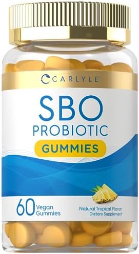 Amazon.com: Carlyle SBO Probiotic | 60 Gummies | Natural Tropical ...