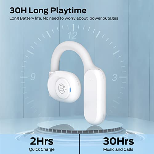 Snapklik.com : BUGANI Open Ear Headphones, Bluetooth 5.3 Wireless ...