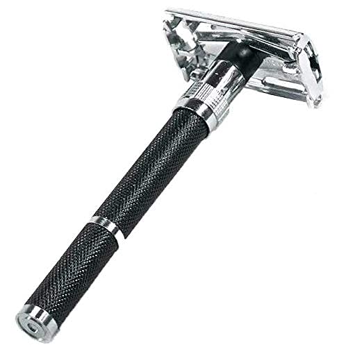 KWORLD Butterfly Safety Razor, Black, Vintage Style, Brass Material ...