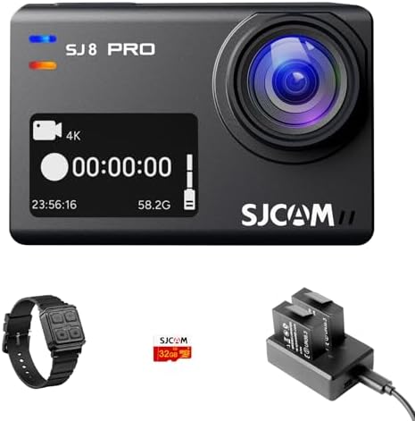 Amazon.com : SJCAM SJ8pro Action Camera 4k60fps with Stabilization 2.0 ...