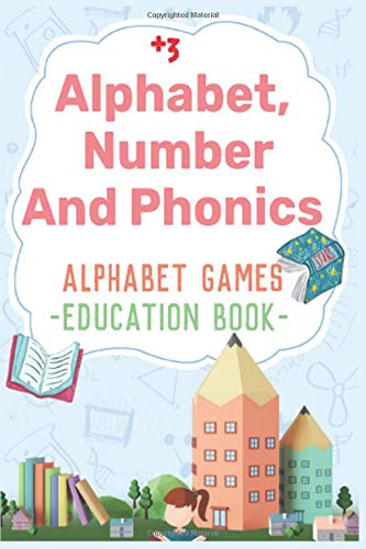 Alphabet Number And Phonics Big Preschool Workbook Ages 3 Colors ...
