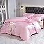 Amazon.com: HOdo Home Satin Duvet Cover Queen Size, 3 Piece Silk Like ...
