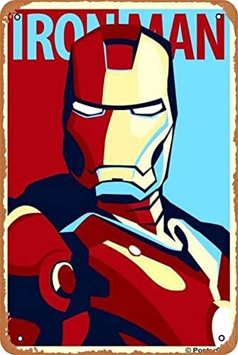 Amazon.com: Ysirseu Ironman for President 8 x 12 Inches Tin Sign for ...