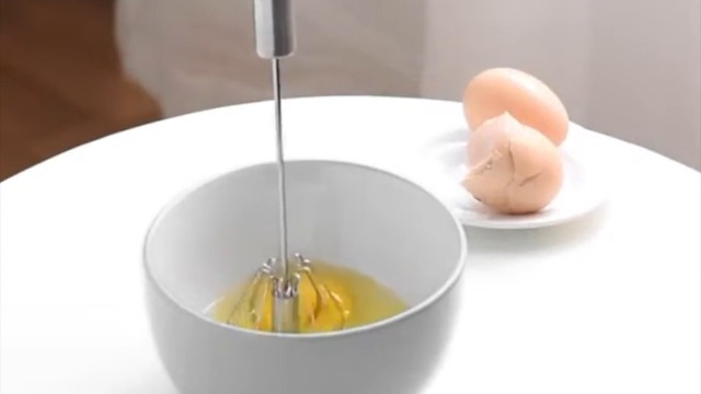 Watch Quick & easy to use semi automatic whisk easy rotary whisk on ...