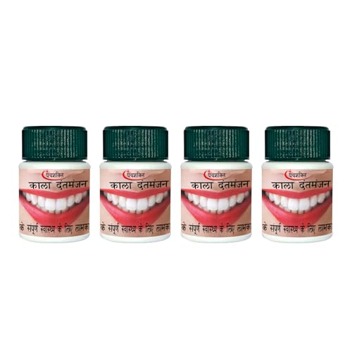 Panch Shakti Ayurvedic Kala Dant Manjan Powder for Strong White Teeth ...