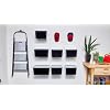 Amazon.com: iDesign Storage Bin with Lid & Wall Mount Bracket, The ...