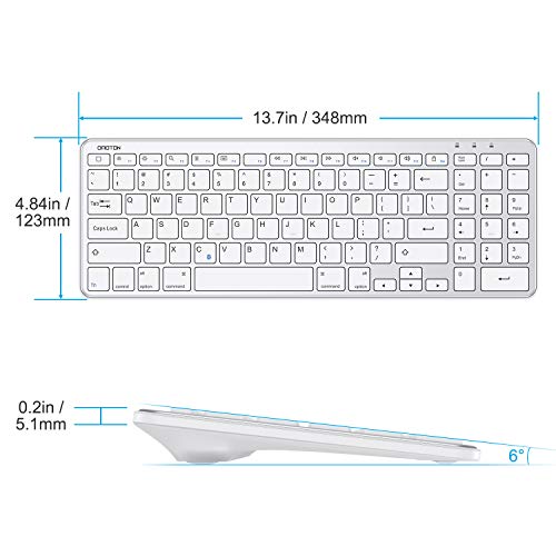 OMOTON iPad Keyboard with Numeric Keypad, Ultra Slim Wireless - Want It All