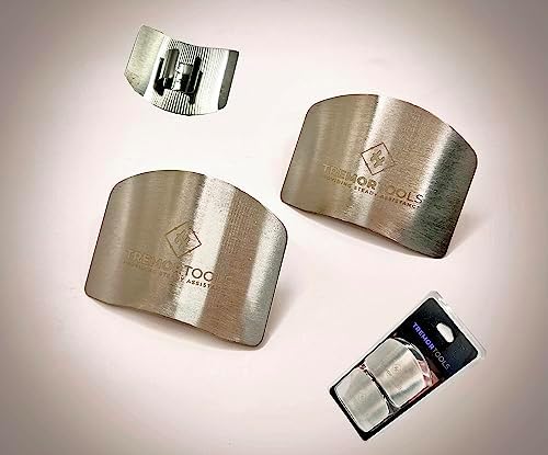 TremorTool Finger Slicing Chef Guards 2- Pack #304 Premium Stainless ...