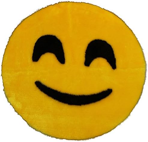 Amazon.com: Walk on Me Emoji Rug - Soft and Cute - Made in France ...