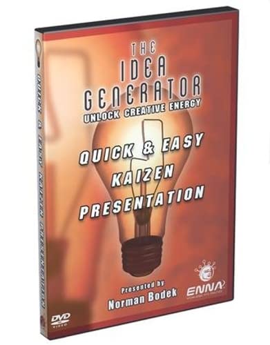 Quick and Easy Kaizen Video Dvd: Enna: 9781897363393: Books - Amazon.ca