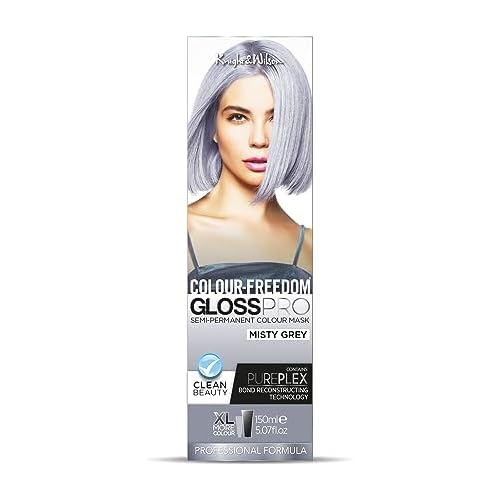Colour-Freedom Gloss Pro 150ml Misty Grey Semi-Permanent Hair Colour ...