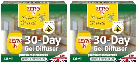 Zero In 30-Day Insect Repellent Gel Diffuser - 2 Pack - Natural ...