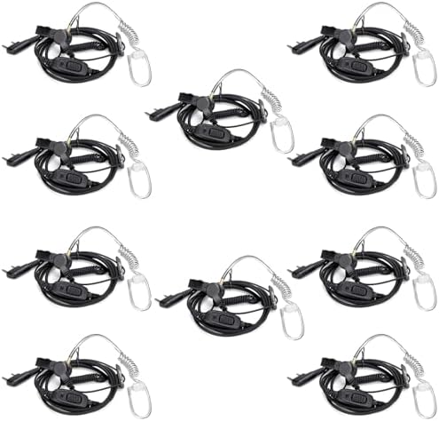 Amazon.com: Retevis Surveillance Earpiece, Coiled Cord, for H-777 H ...