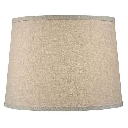 Upgradelights 12 Inch European Drum Lamp Shade with Uno Fitter in Cream ...