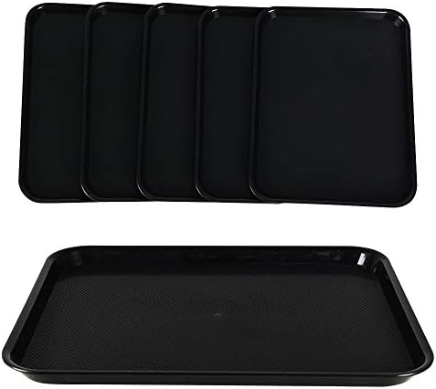 Amazon.com: Neadas 6 Packs Plastic Fast Food Serving Trays, Rectangle ...