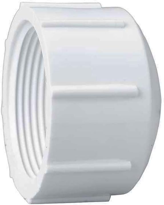 Amazon.com: Thrifco 8113732 4 Inch PVC Threaded Cap SCH 40 : Industrial ...