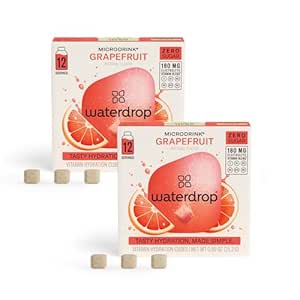Amazon.com: Waterdrop Hydration Cubes, Grapefruit Flavor, Electrolytes ...