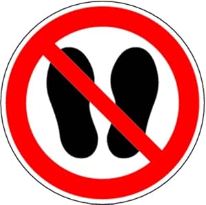 H. Transparente Cartel de aluminio Prohibido entrar la superficie D de ...