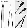 Amazon.com: 600ºF Heat Resistant Kitchen Tongs: U-Taste 12 inch Large ...