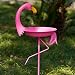 Amazon.com: SMQLJXC 12.6" W*39.4" H Flamingo Bird Baths for Outdoor ...