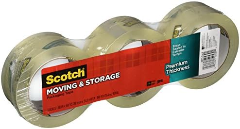Amazon.com : Scotch Long Lasting Storage Packaging Tape, 1.88" x 54.6 ...