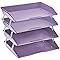 Amazon.com: Acrimet Facility 4 Tier Letter Tray, Side Load, Letter Size ...
