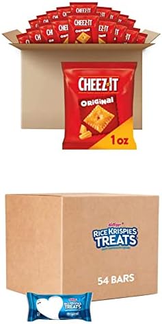 Amazon.com: Kellogg's Bulk Snack Box, Cheez-It White Cheddar Cheese ...