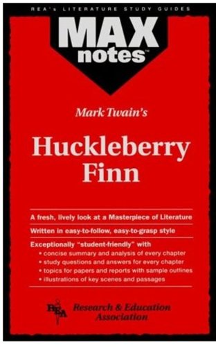 Amazon.co.jp: Max Notes Huckleberry Finn (Rea's Literature Study Guides ...