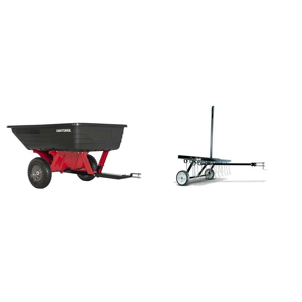 Amazon.com : Craftsman 10 cu ft Poly Dump Cart and Agri-Fab 48-Inch ...