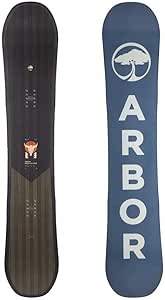 Amazon.com : Arbor Foundation Rocker Snowboard 2024 155 : Sports & Outdoors