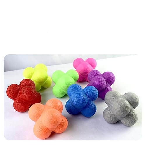 6 Pcs Reaction Bounce Ball Agility Reaction Reflex Ball for Improving ...
