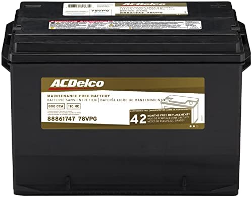 Amazon.com: ACDelco 78VPG Professional Professional Gold BCI Group 78 ...