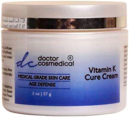 Amazon.com: Dermal-K Vitamin K Cream 4 OZ | Hydrating Cream with ...