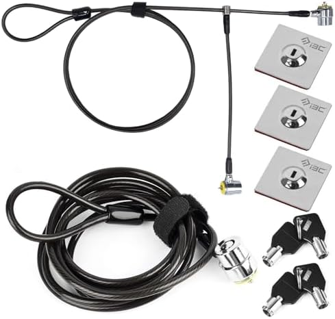 Amazon.com: I3C Universal Laptop Cable Lock and Twin Head Laptop ...