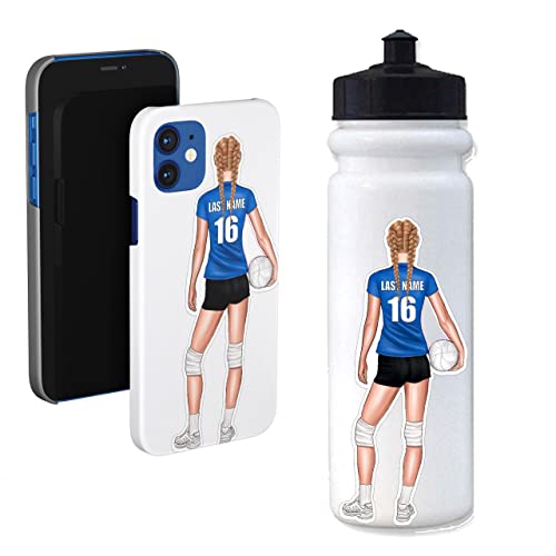 Stinky Lockers 3 Pack Personalized Female Volleyball Stickers ...