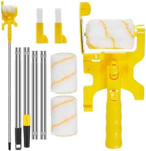 Amazon.com: HOTBEST Paint Edger Roller Brush, Multifunctional Hand-Held ...