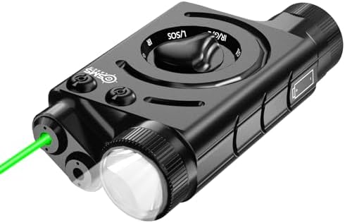 SMS Laser HFXC 4-in-1 Green Laser, IR Laser, IR Illuminator, 1000 Lumen ...