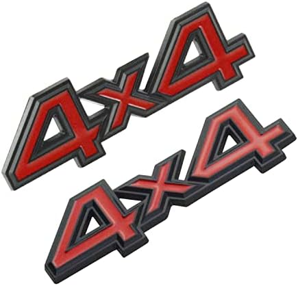 Amazon.com: 2 Pack 4X4 Four-Wheel Drive Emblem 3D Badge Nameplate ...