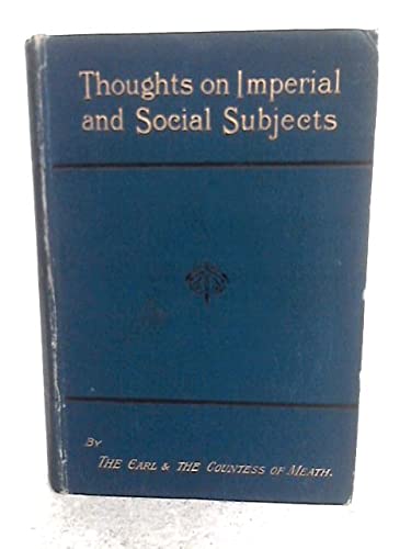 Thoughts on Imperial and Social Subjects: The Countess of Meath: Amazon ...