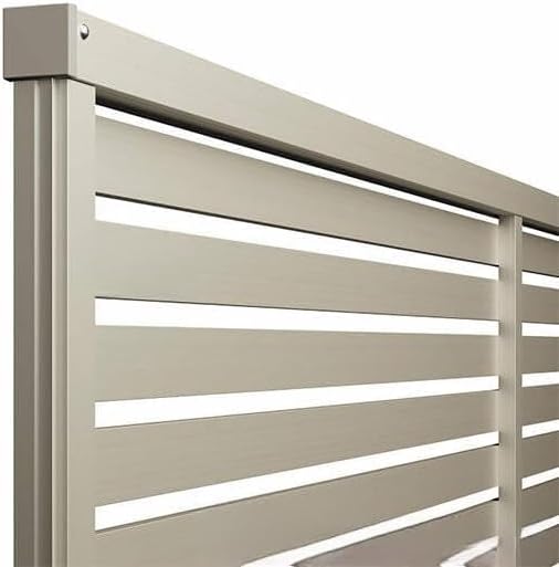 Amazon | 【受注生産品】YKK YKKAP シンプレオフェンス オプション TS2型用 端部カバー 2本入り T120 プラチナステン | フェンス・垣