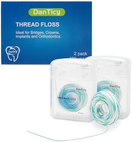 Amazon.com : Oral-B Dental Floss for Braces, Super Floss Pre-Cut ...