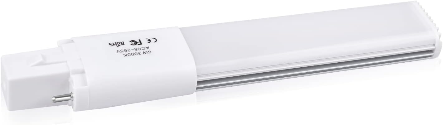 Crompton Lamps LED PLS 4.5W G23 Single Turn S-Type Direct to Mains (9W ...
