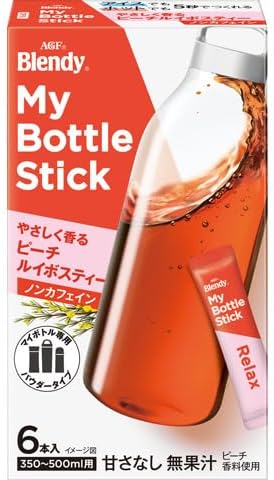 Amazon | AGF ブレンディ マイボトルスティック やさしく香るピーチルイボスティー (3.5g×6本)×6箱入 | Generic | ルイボスティー 通販