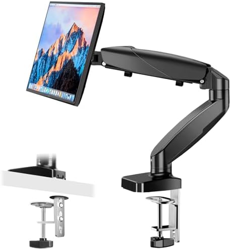 Amazon.com: Monitor Mount Gas Spring Monitor Arm Desk Mount Fully ...