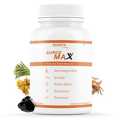 Buy mars by GHC Surge Max, Anxiety Relief, 60 Capsules | Shilajit ...