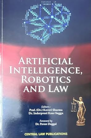 Buy Artificial intelligence,Robotics and law Book Online at Low Prices ...