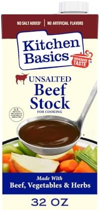 Amazon.com : Kitchen Basics® Unsalted Beef Stock, 32 oz. Carton ...