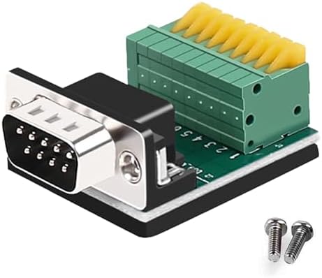 Amazon.com: ATMLCOER RS232 DB9 Quick Connect Solderless Adapter 9 Pin ...